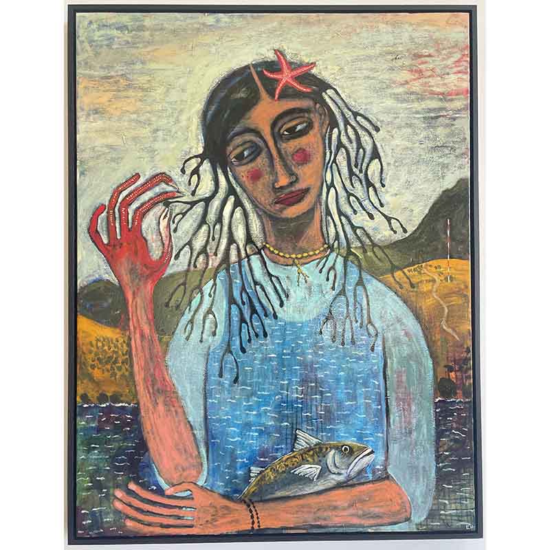 'I am the sea and the sea is me' by NZ artist Emma Hercus – Railway Street Gallery + Studios