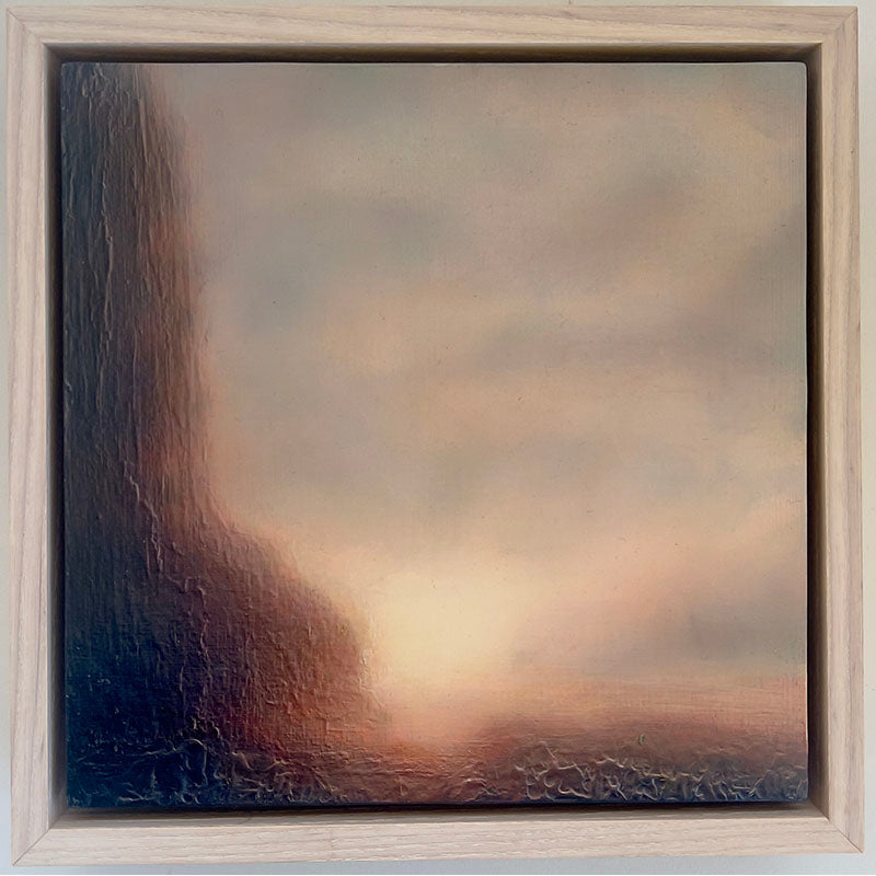 'Dusky Dawn I' landscape painting by Kyla Covic New Zealand artist ...