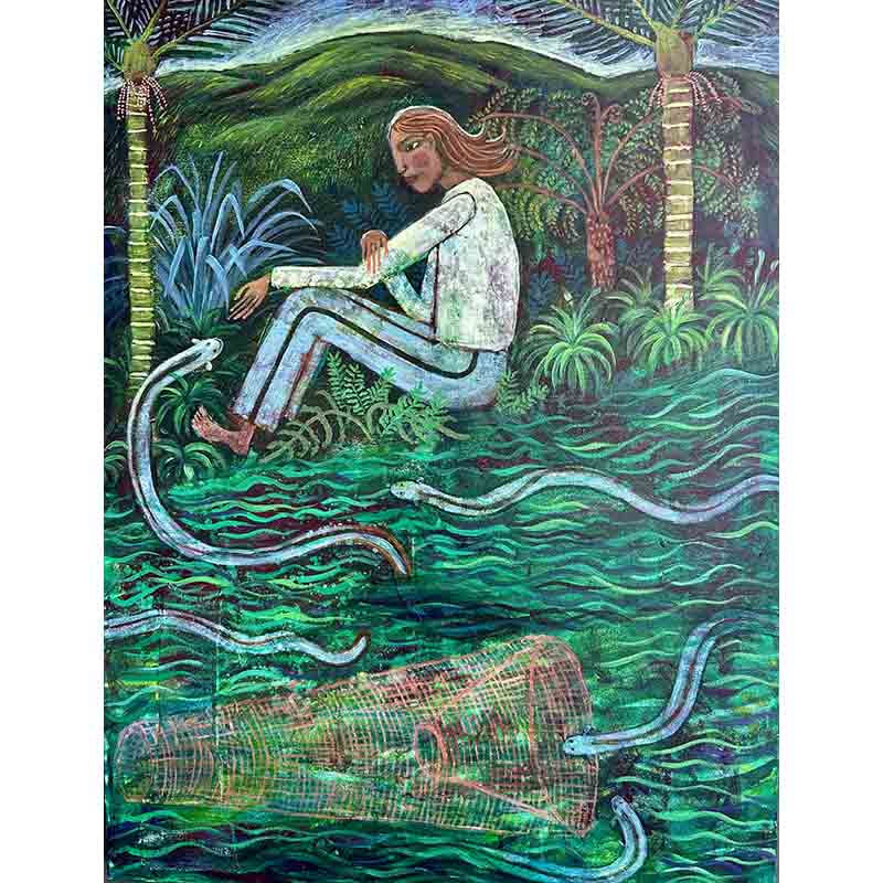 'Eeling' by NZ artist Emma Hercus – Railway Street Gallery + Studios