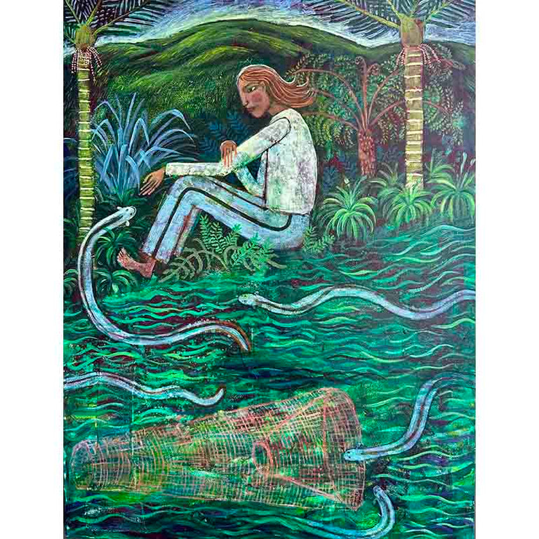 'Eeling' by NZ artist Emma Hercus – Railway Street Gallery + Studios