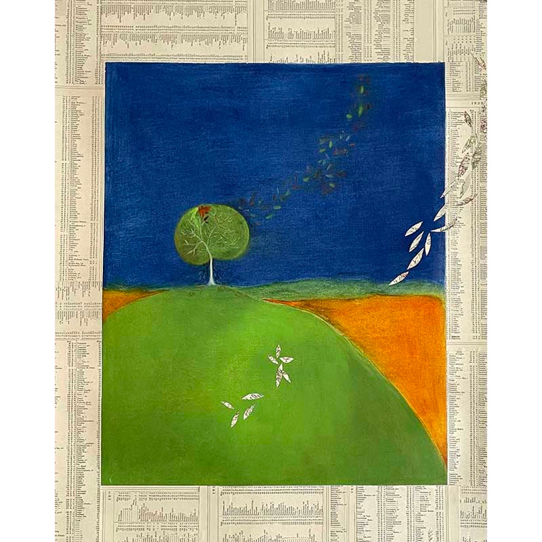 'Forest Bathing II' artist Benni Bonni original painting NZ – Railway ...