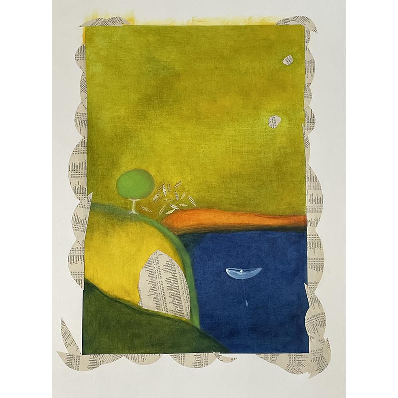 'Forest Bathing III' artist Benni Bonnin original painting NZ – Railway ...