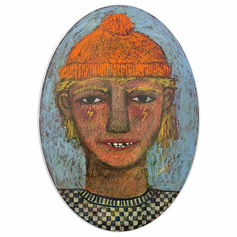 'Lightning Kid' by NZ artist Emma Hercus – Railway Street Gallery + Studios