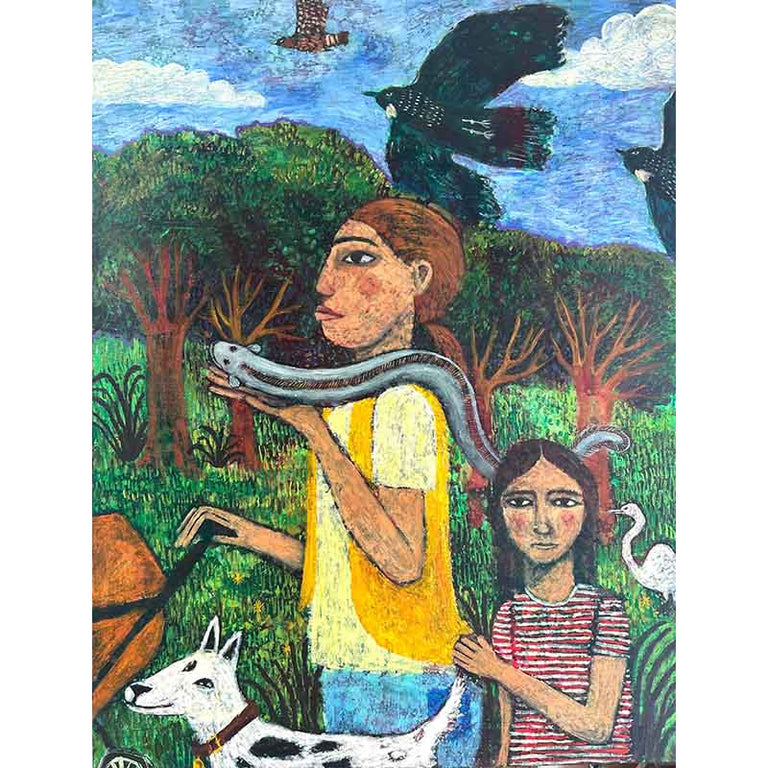 'Many footsteps' by NZ artist Emma Hercus – Railway Street Gallery ...