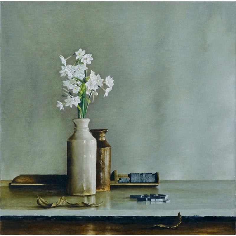 June: Paperwhites and Letterpress by artist Peter Atkinson NZ – Railway ...