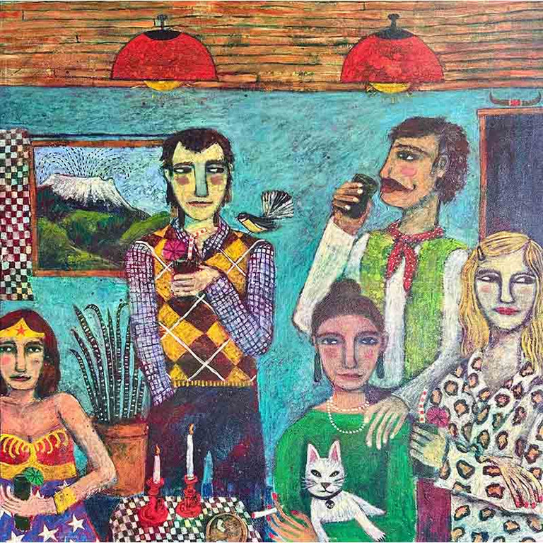 'The gathering' by NZ artist Emma Hercus – Railway Street Gallery + Studios