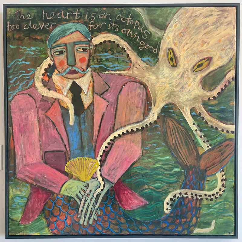 'The heart is an octopus' by NZ artist Emma Hercus – Railway Street ...