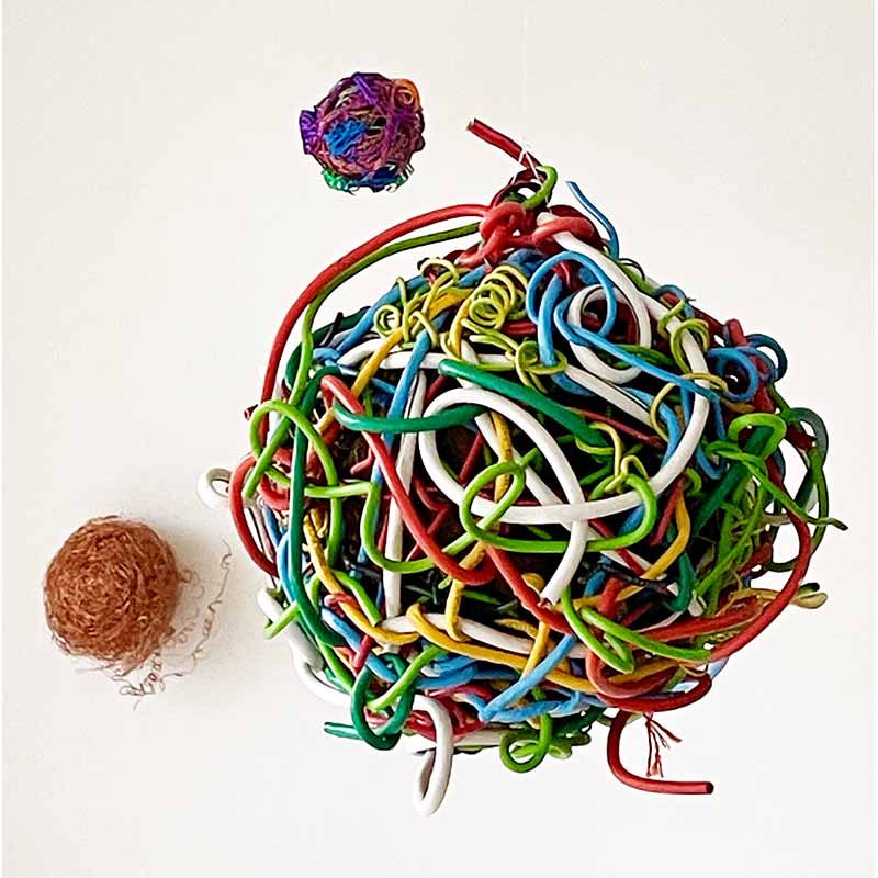 "Wire Sphere - Small I" by sculptor artist NZ Bev Goodwin – Railway ...