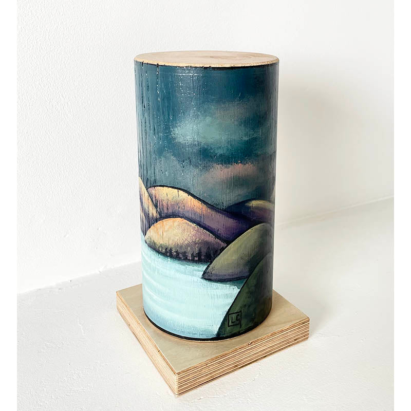 'e’SCAPES 360' painting by artist Linda Gair New Zealand – Railway ...