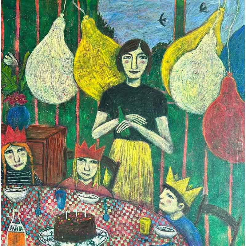 'The birthday party' by NZ artist Emma Hercus – Railway Street Gallery ...