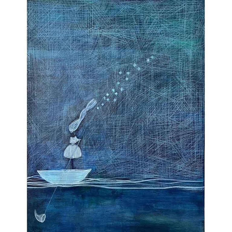 'To navigate...' artist Benni Bonni original painting NZ – Railway ...