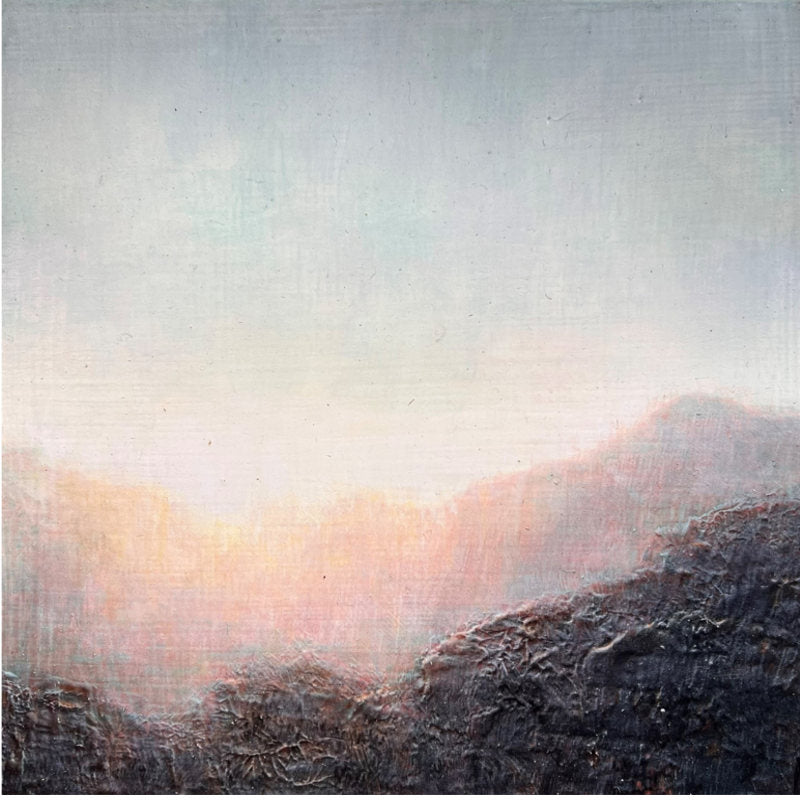 'Stillness Beneath III' painting by Kyla Covic New Zealand artist ...